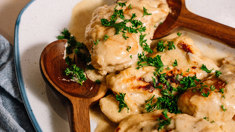 One Pan Creamy Mustard Chicken – Morton & Bassett