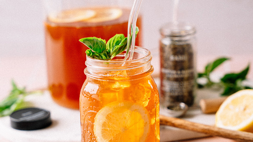 Lemon Basil Iced Tea – Morton & Bassett