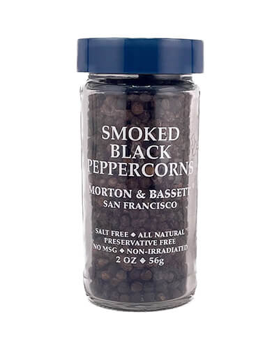 Peppercorns, Smoked Black (Whole) – Morton & Bassett