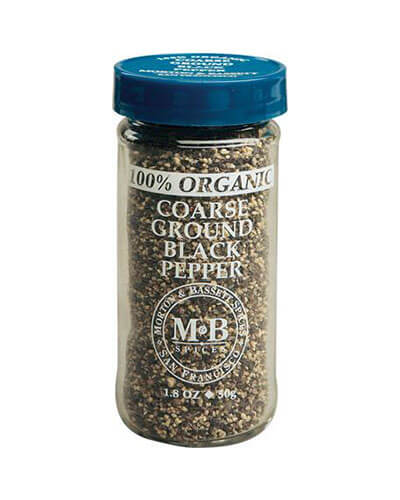 Pepper, Black - Organic (Coarse Ground) – Morton & Bassett