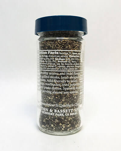 Pepper, Black (Coarse Ground) – Morton & Bassett